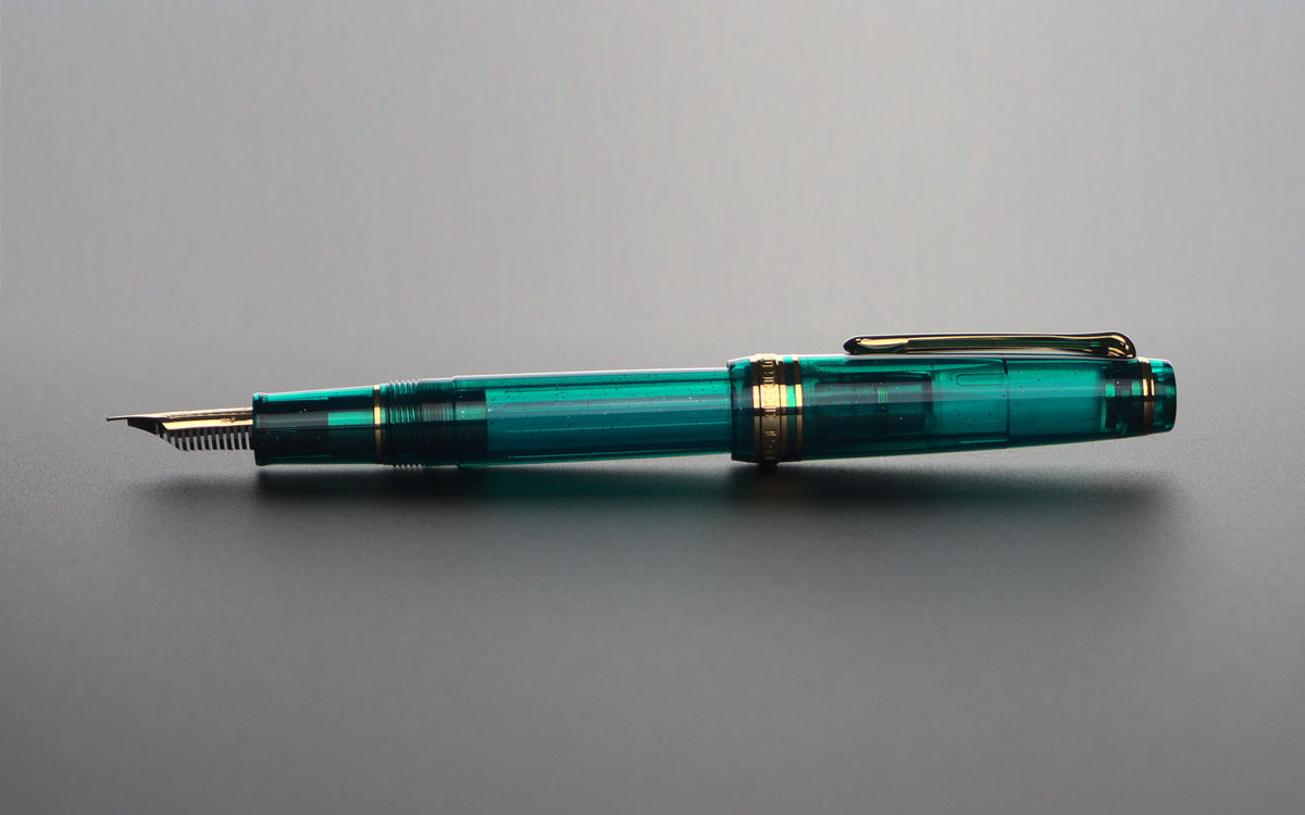 Sailor Pro Gear Slim Fountain Pen - Blue Green Nebula – Shigure Inks